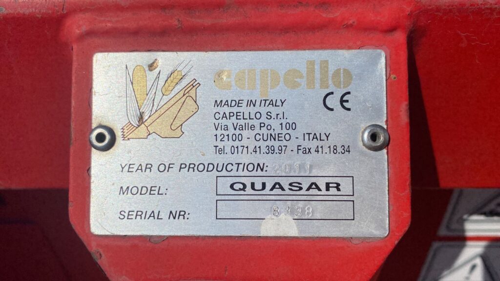CABEZAL CAPELLO F-6 MAIZ FIJO NS:8338 - ANSAMEX